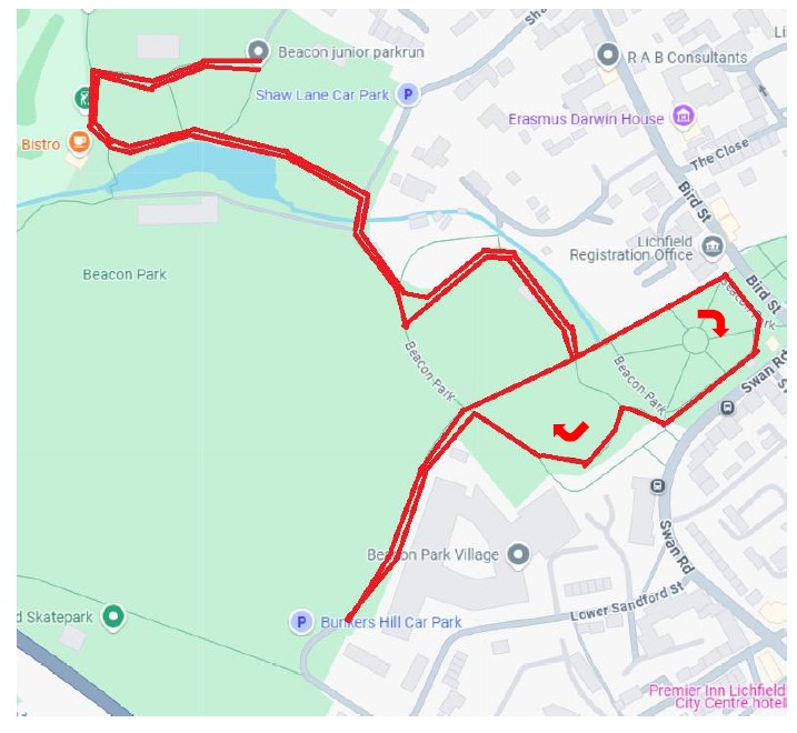 We are changing our course…a little bit | Beacon junior parkrun