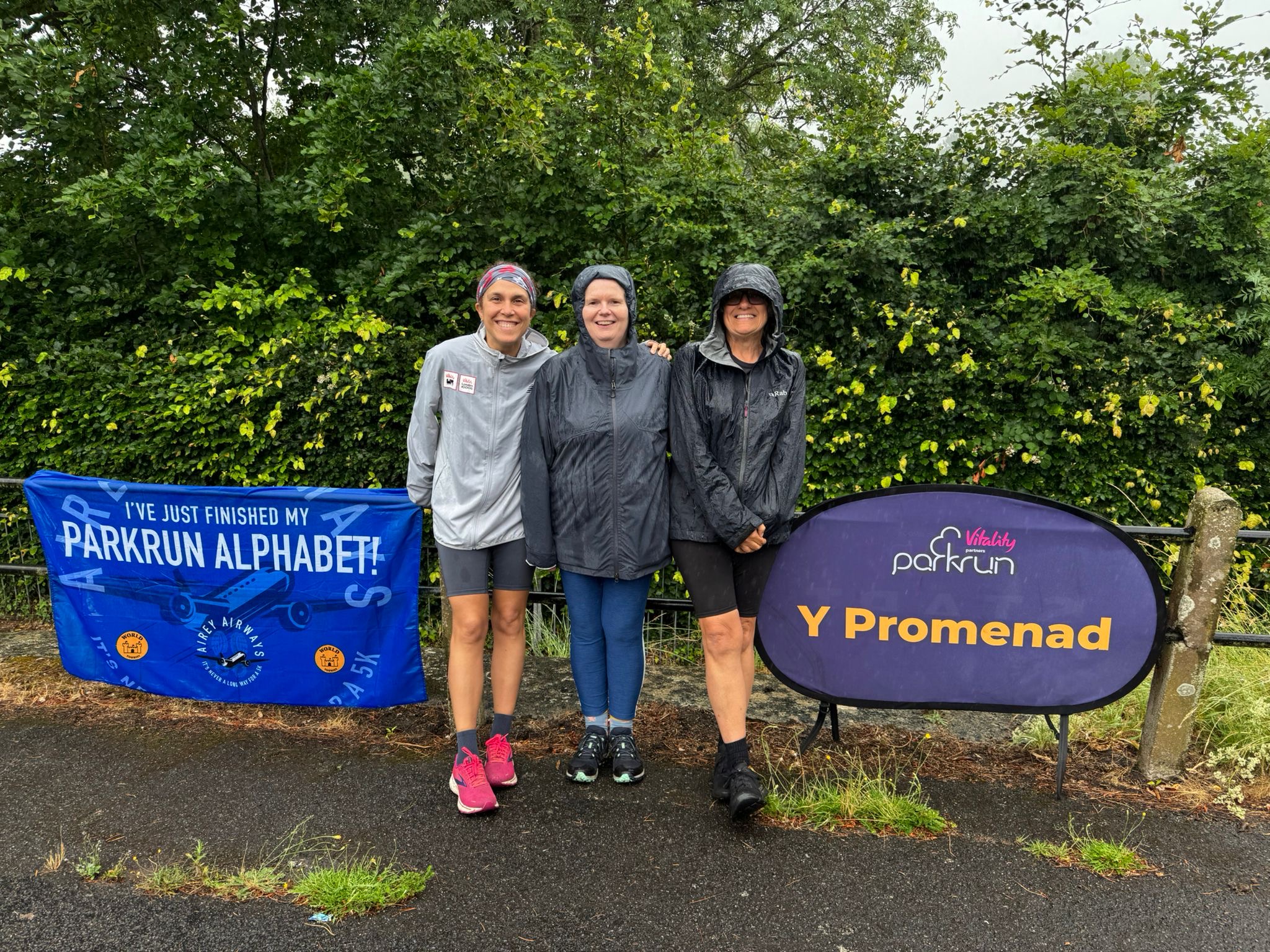 My first parkrun Alphabet! | Y Promenâd parkrun, Aberhonddu