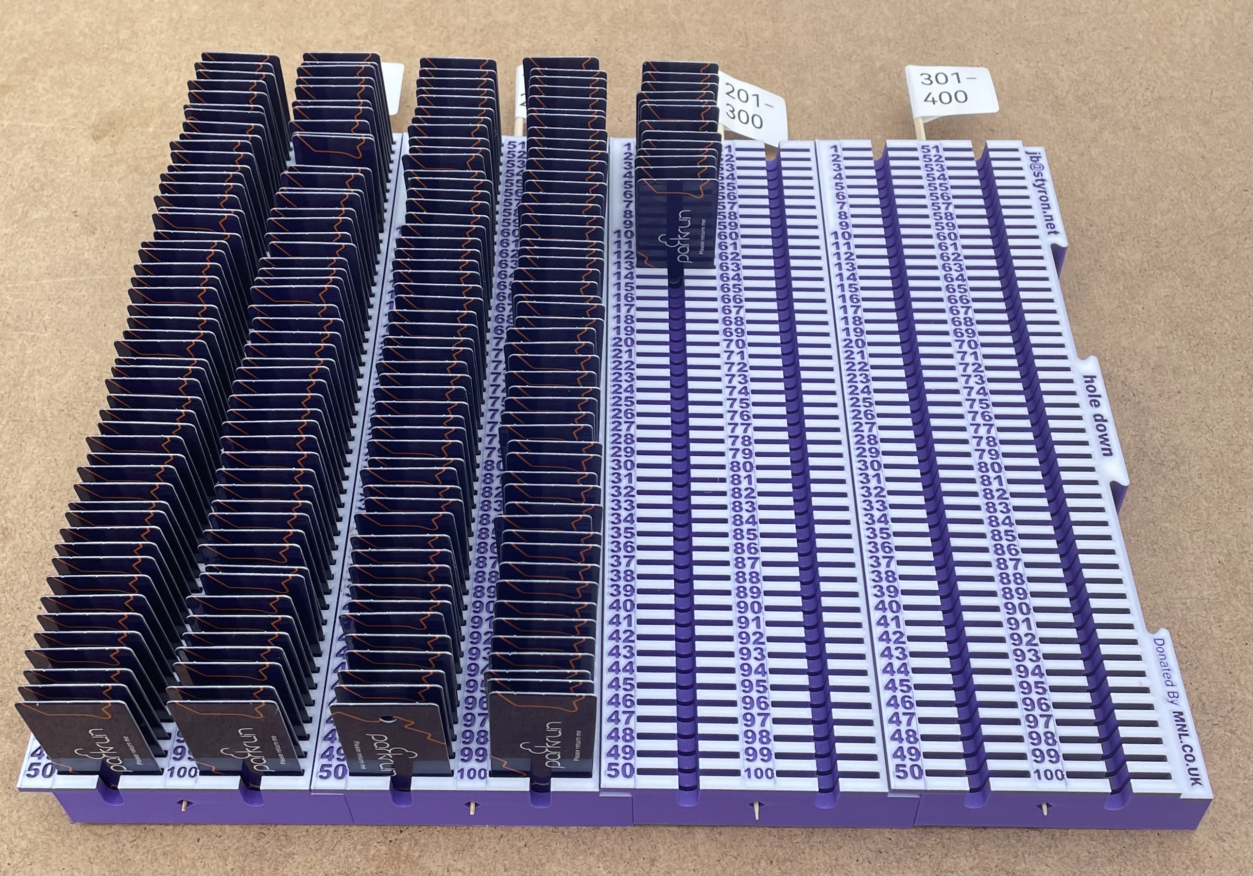 Token sorting tray | The Plens parkrun