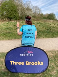 Celebrating Walking and participating | Three Brooks parkrun