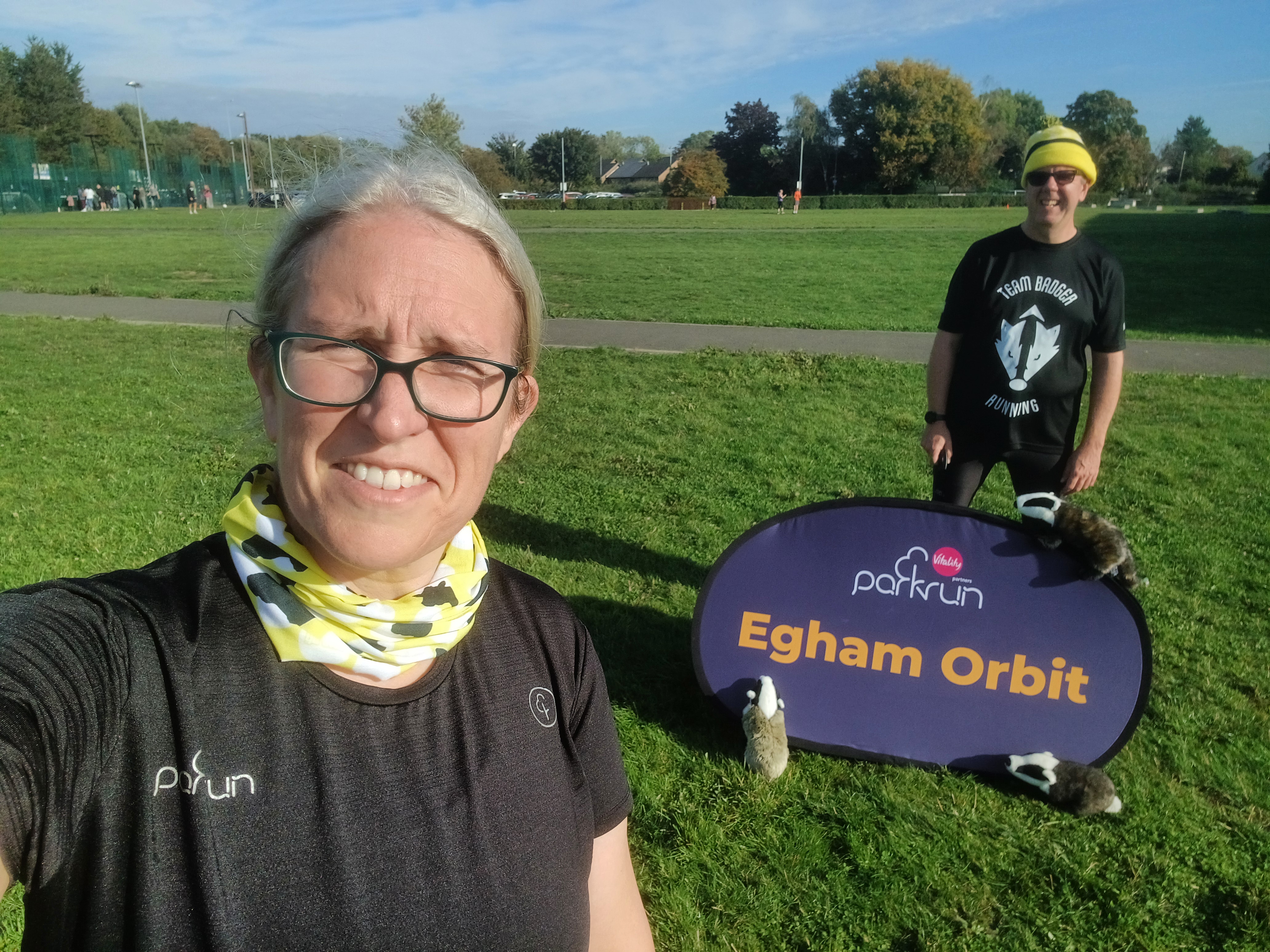 Egham Orbit parkrun #36 – a badger’s perspective | Egham Orbit parkrun