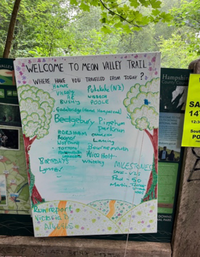 Meon Valley Trail Wickham parkrun #8 report by Victoria Dick | Meon ...