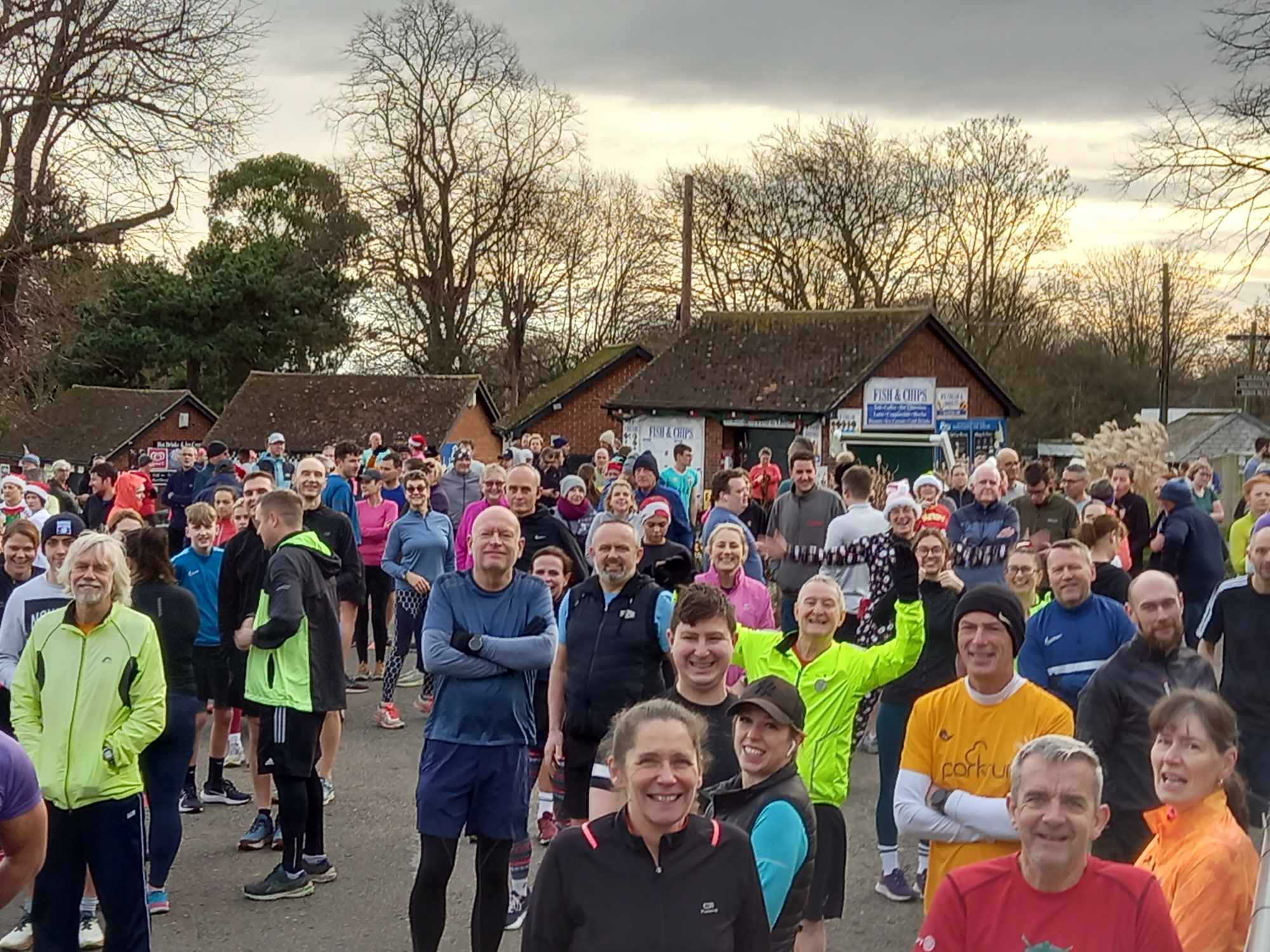 Christmas jumpers and a lovely day for a run | Maldon Prom parkrun