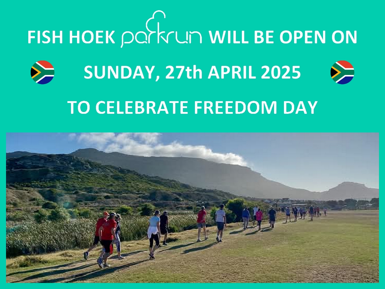 Fish Hoek parkrun on 26 and 27 April 2025 | Fish Hoek parkrun