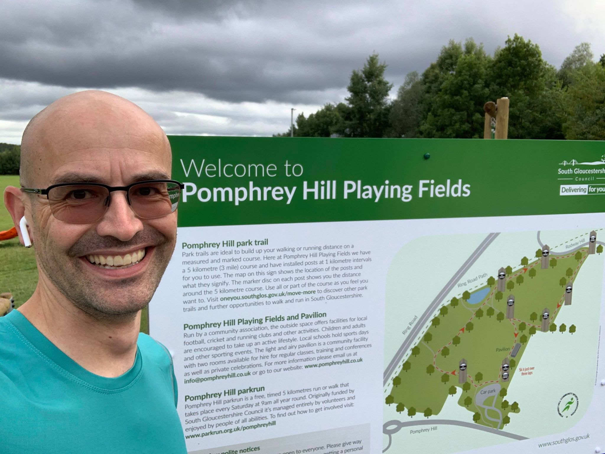 Selfie Challenge Week 12 – Pomphrey Hill Playing Fields sign | Pomphrey ...