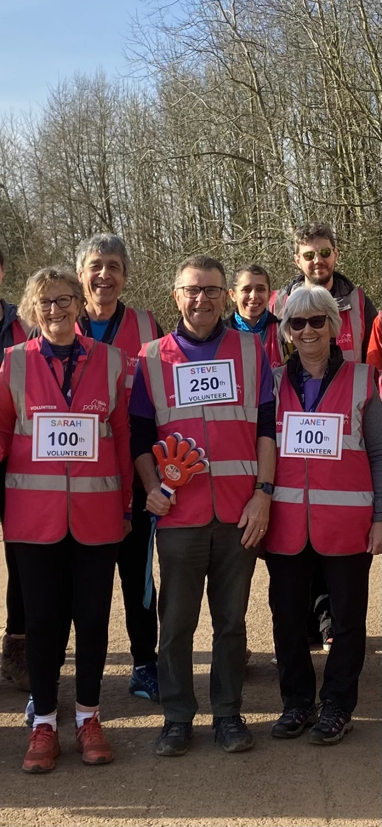 The Milestone Marshals | Pomphrey Hill parkrun