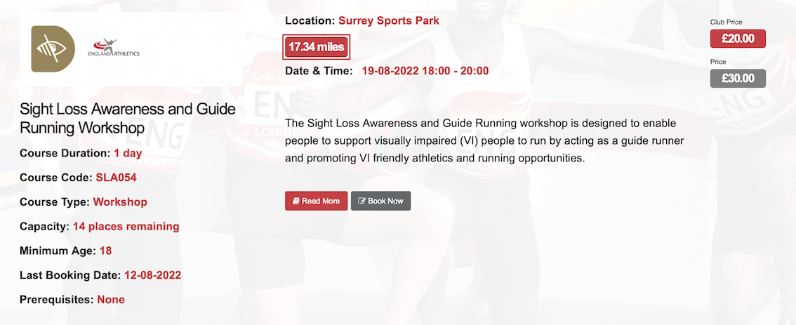 VI Guide information | Reigate Priory parkrun