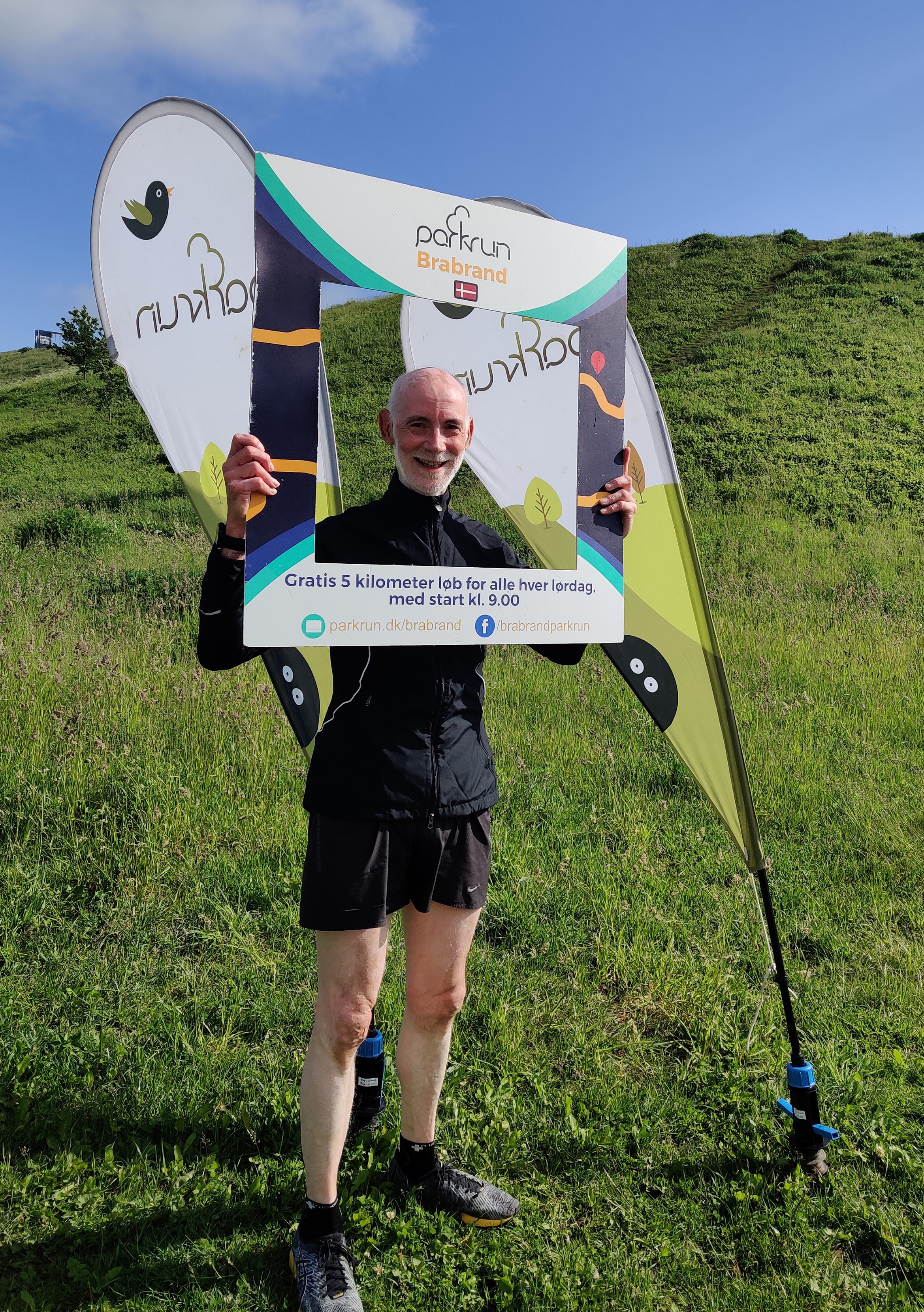 100-løbs-jubilar John Vium Nielsen | Brabrand parkrun
