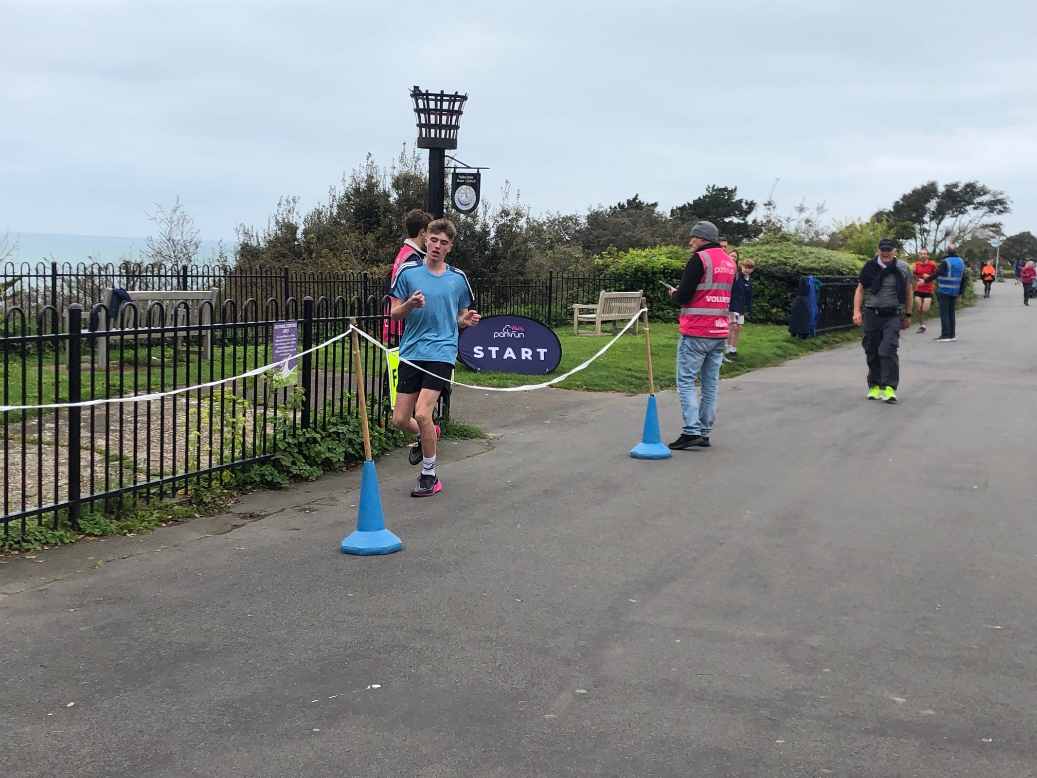 #382 Fine views over the channel for run | Folkestone parkrun