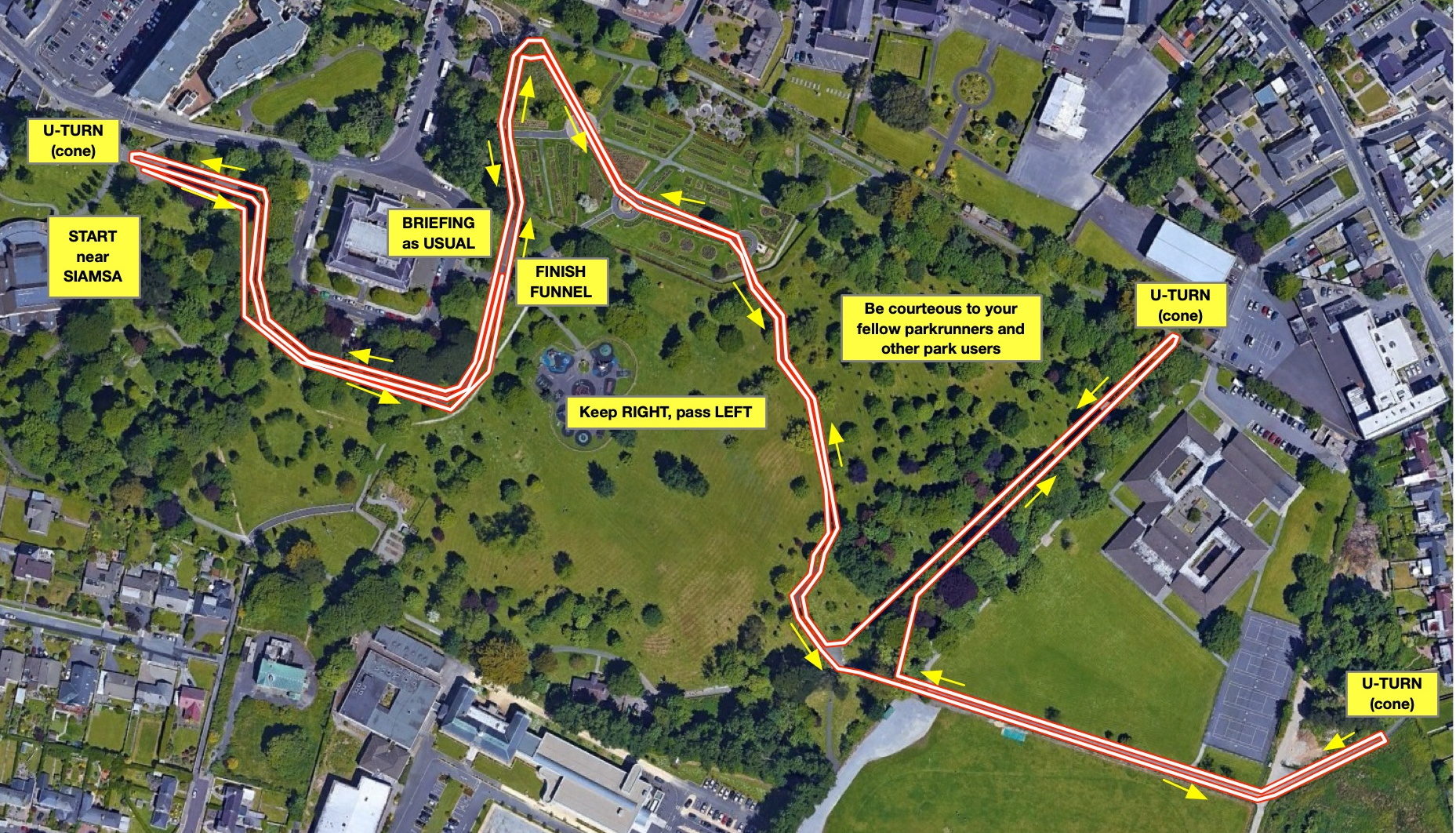 Temporary Course | Tralee parkrun