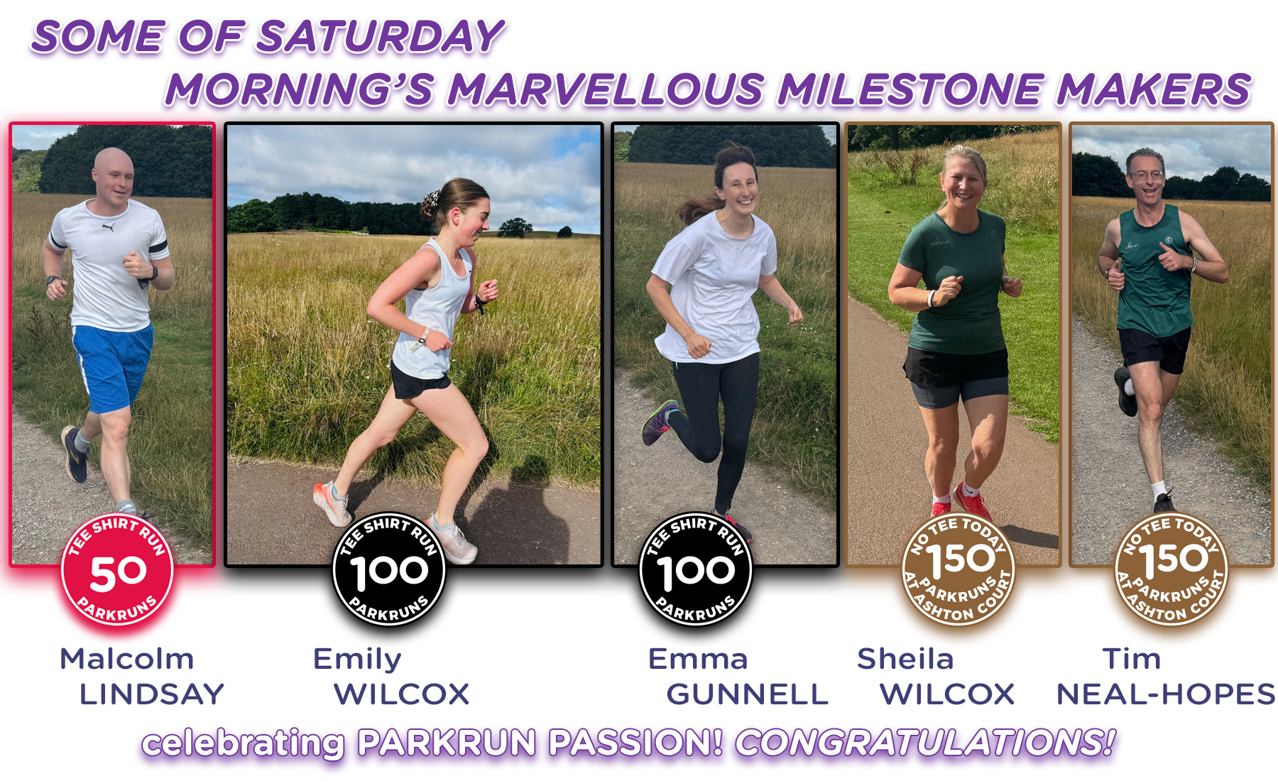 what a lovely morning for a milestone run | Ashton Court parkrun