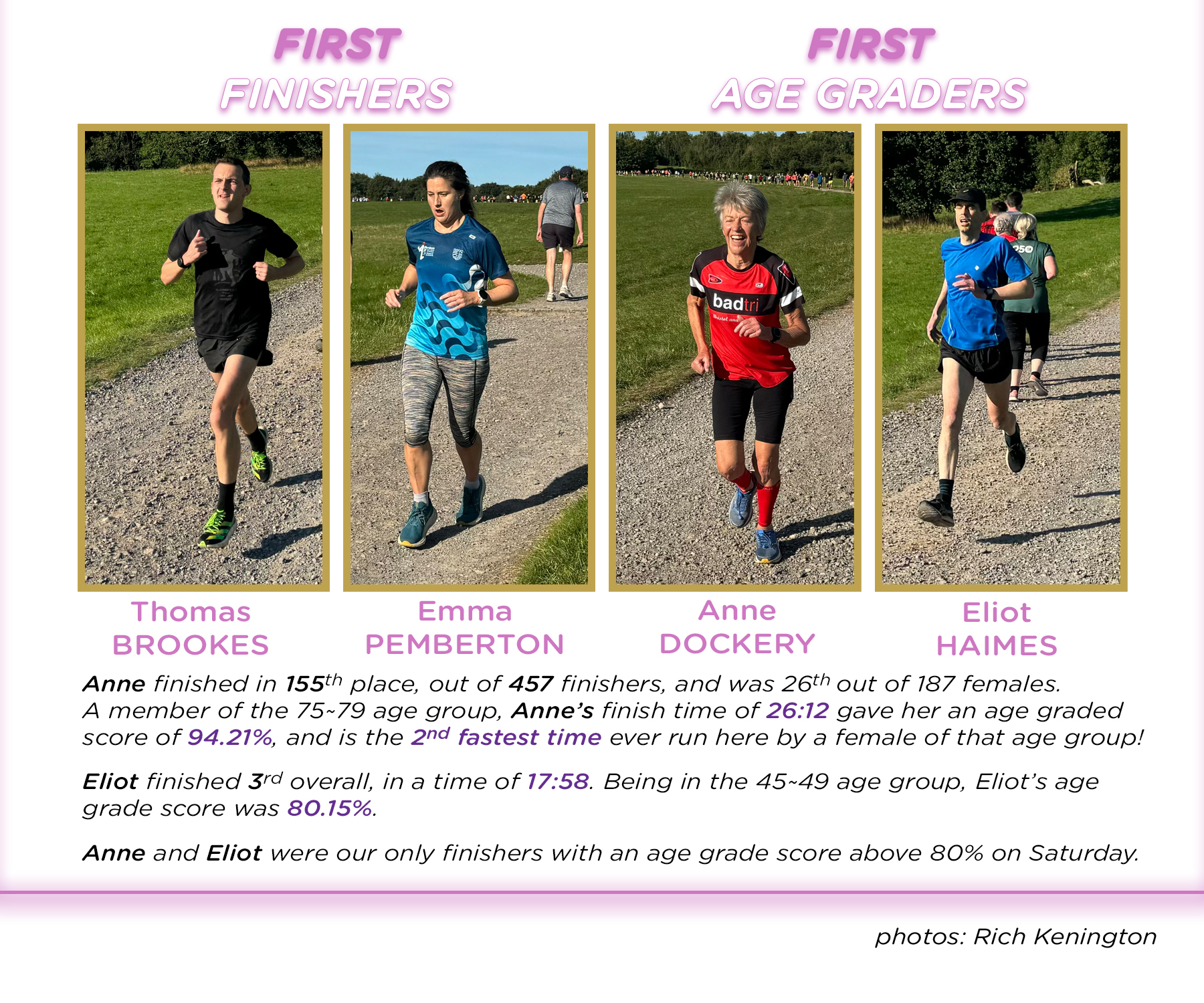 A gloriously bright day | Ashton Court parkrun