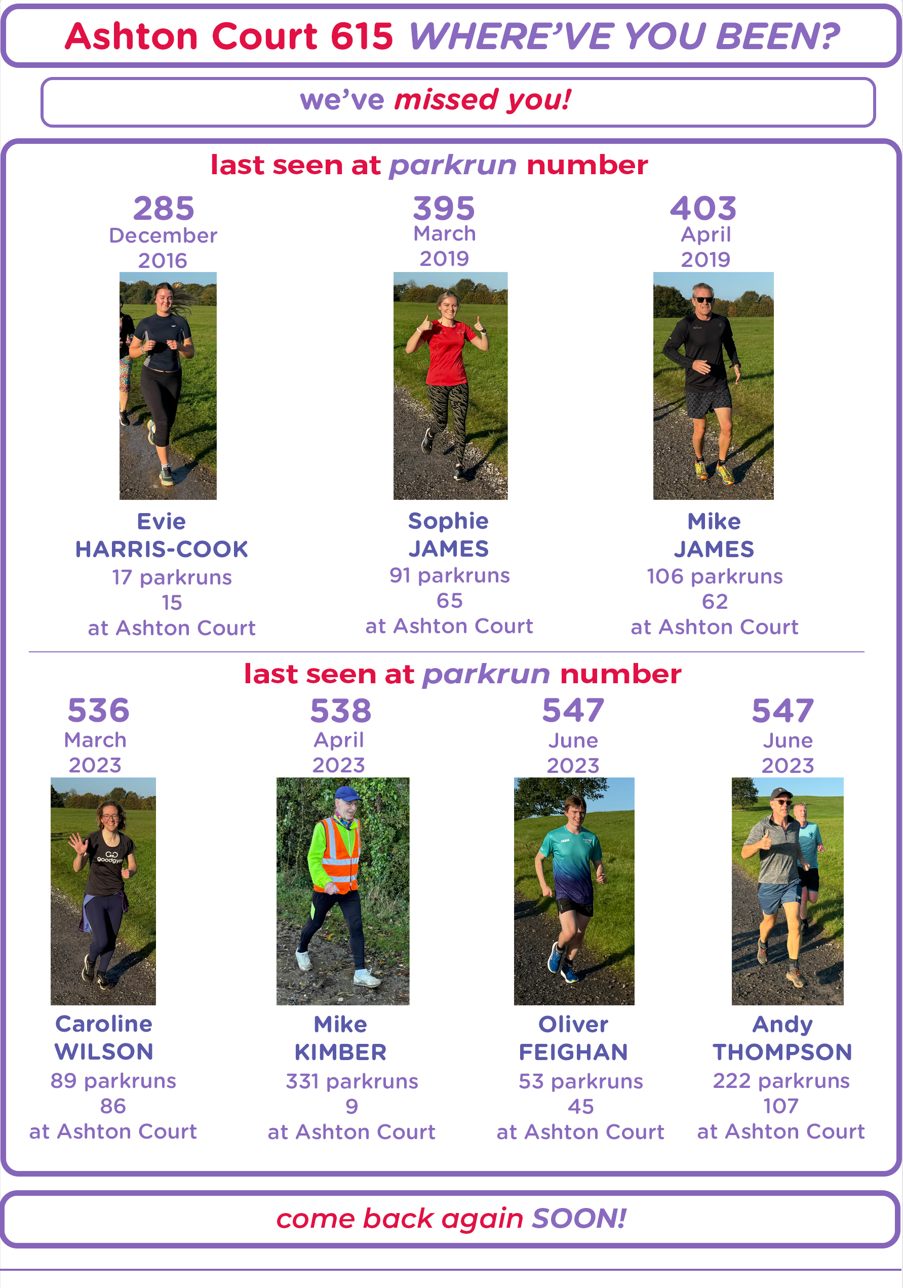 aim for the moon and you may find some stars | Ashton Court parkrun