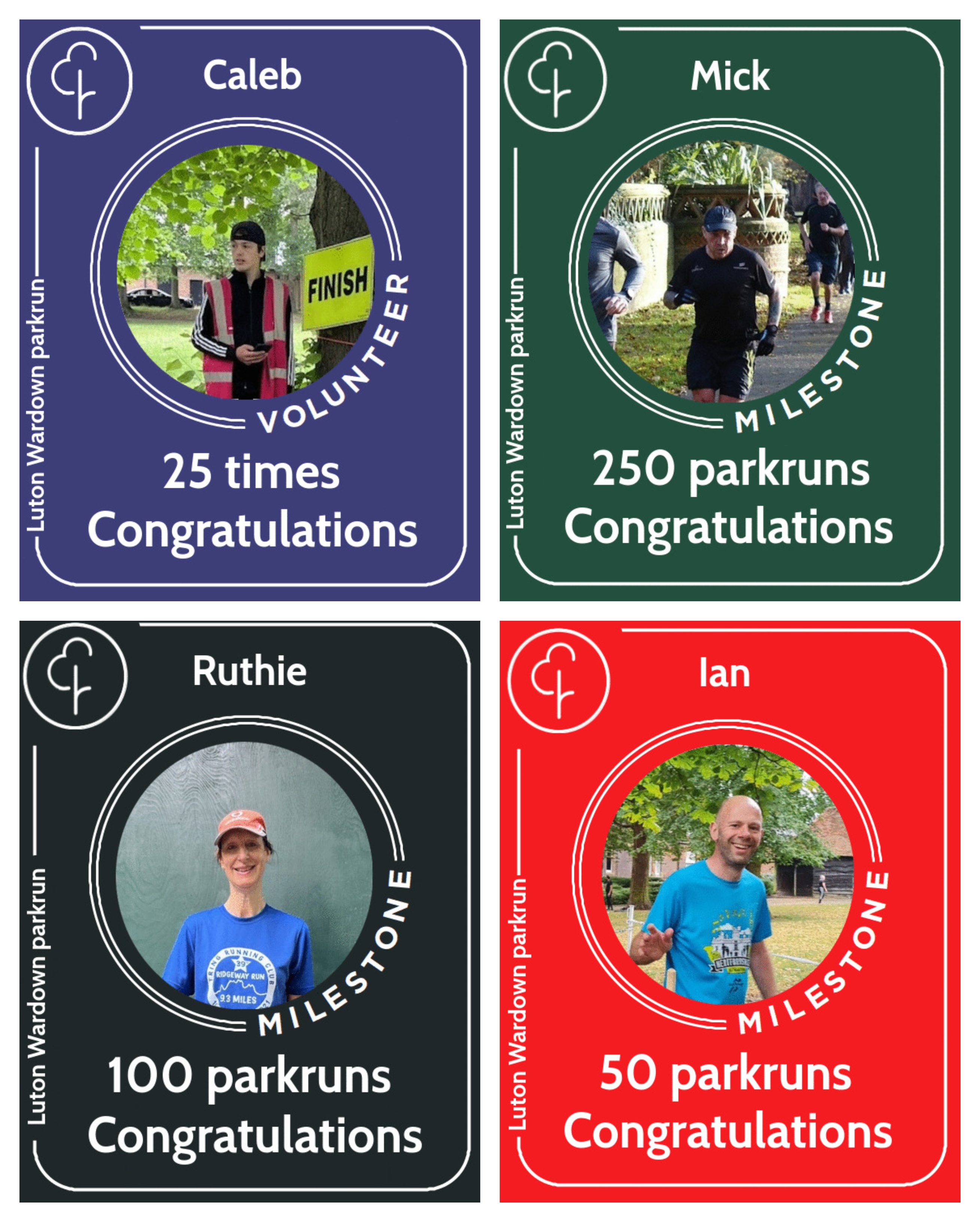 Event 299 The One With A Few Numbers Luton Wardown Parkrun