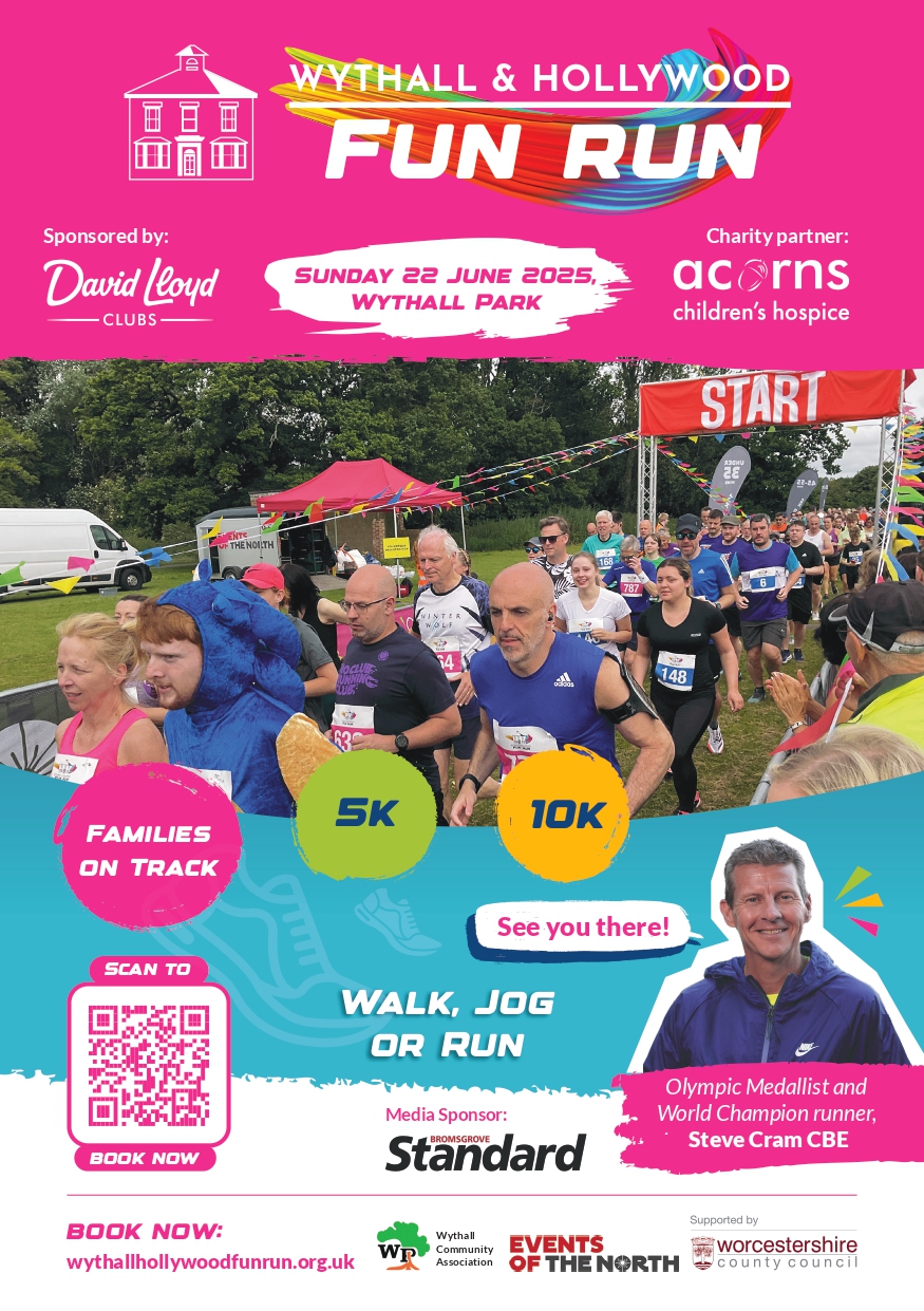 Wythall and Hollywood Fun Run – 22nd June 2025 | Brueton parkrun