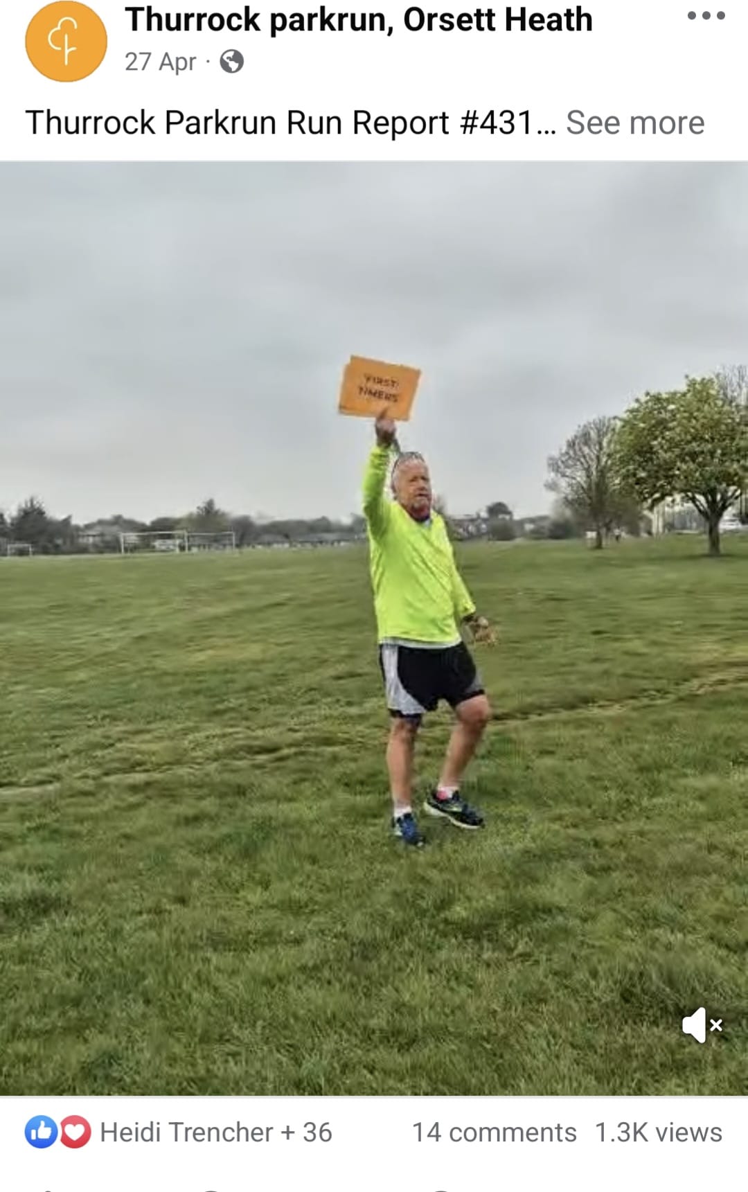 Thurrock Parkrun Run Report #435 by No One | Thurrock parkrun, Orsett Heath