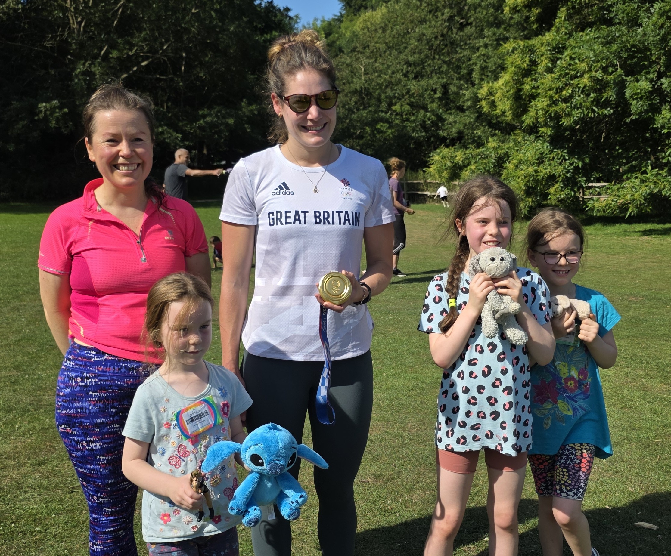 Olympic Gold Medalist Kate French Visits | Manor Park junior parkrun