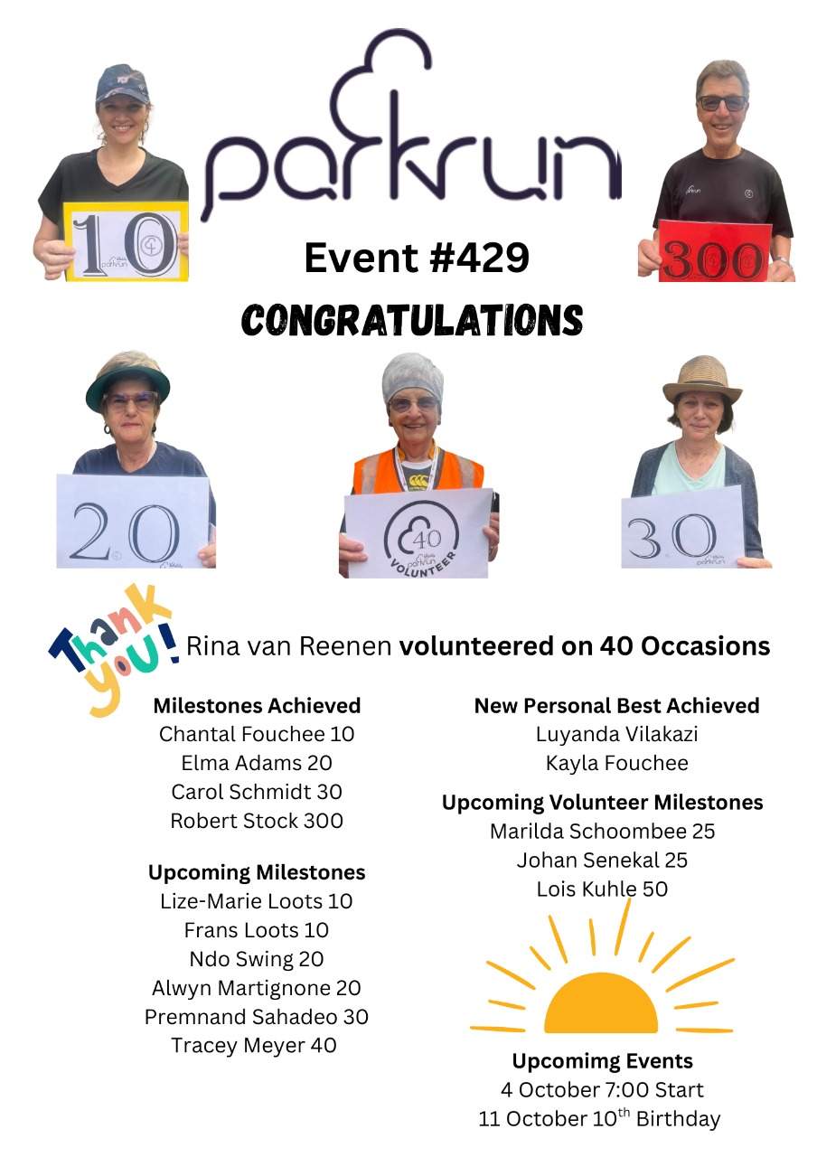 #429 (27.09.2025) | Pongola parkrun