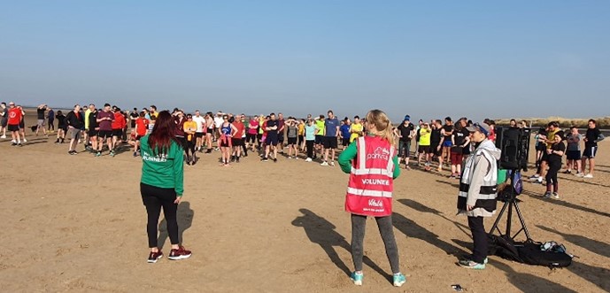 Rimrose Runners turn Crosby Parkrun Green! | Crosby parkrun