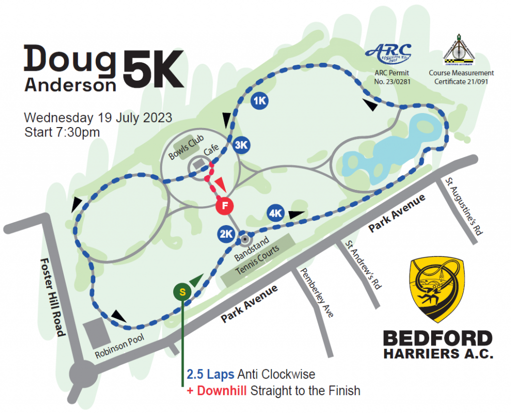 19 July 2023: Doug Anderson 5k, Bedford | Stevenage parkrun