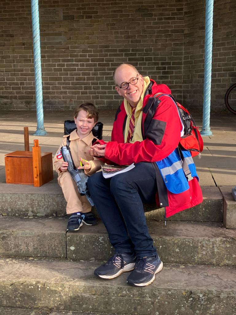 What a lovely, but spooky, day to be in Alexandra Park this morning for ...